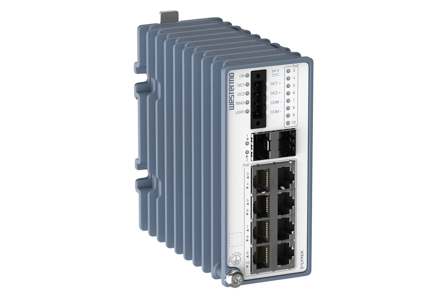 Westermo PoE switch supports networks with high power demands